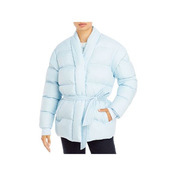 Aqua | Jackets & Coats | Aqua Womens Belted Button Front Long Sleeve ...